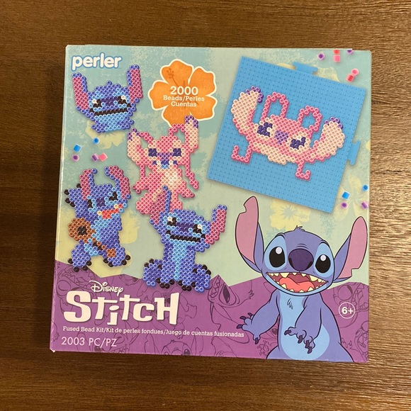 Perler | Toys | Nip Perler Disney Stitch Fused Bead Kit 200 Beads 2003 ...